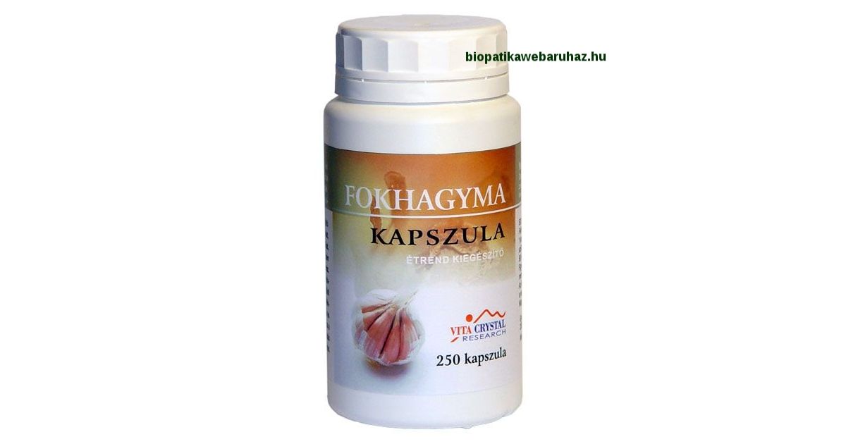 Vita-Crystal Fokhagyma-kapszula 250db