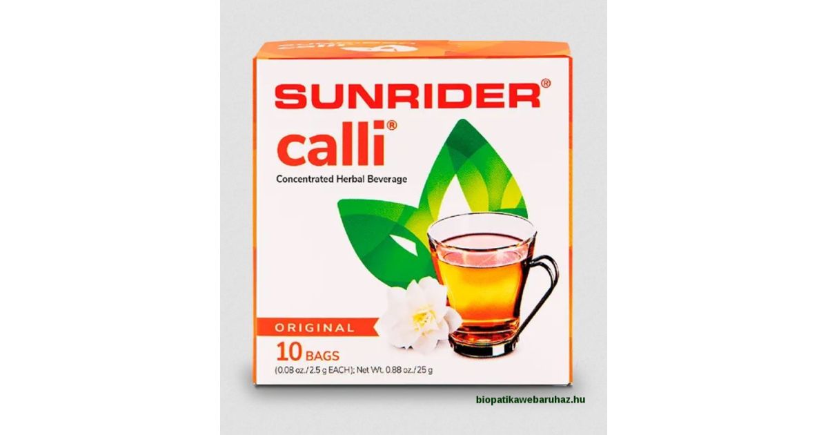 Sunrider Calli – Sejttisztító tea - 10db