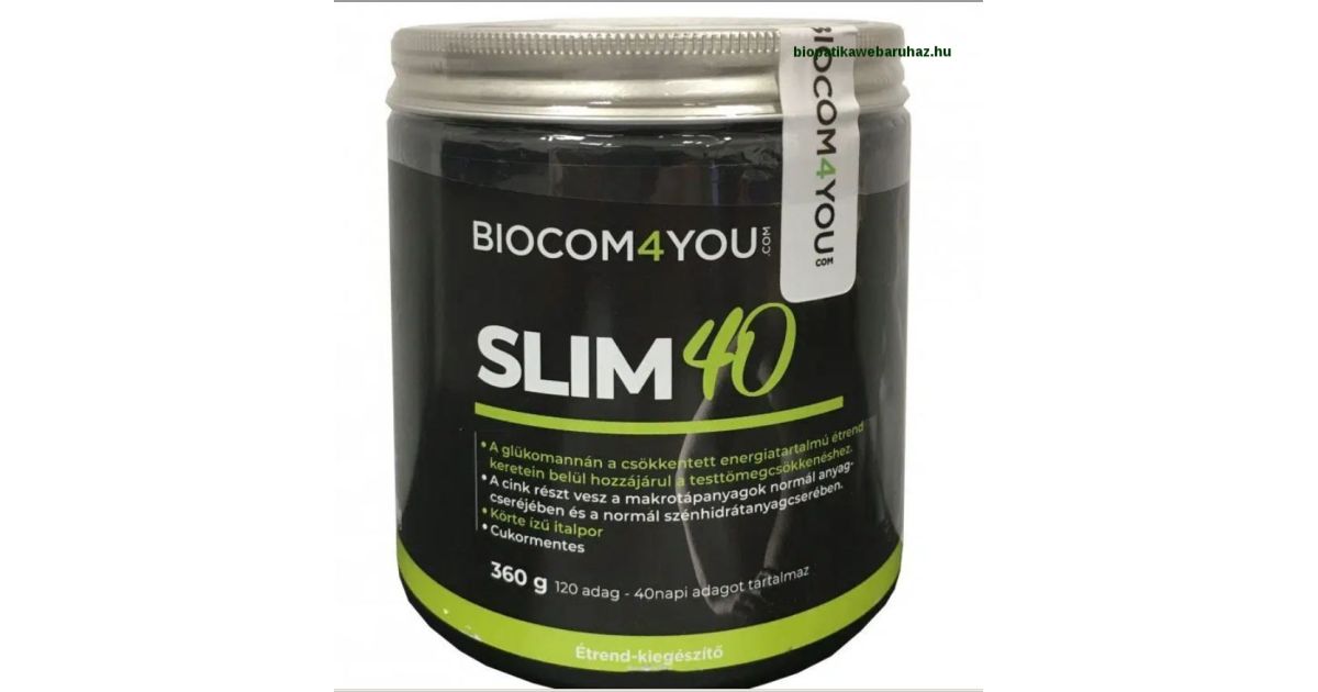 Biocom Slim 40 körte italpor